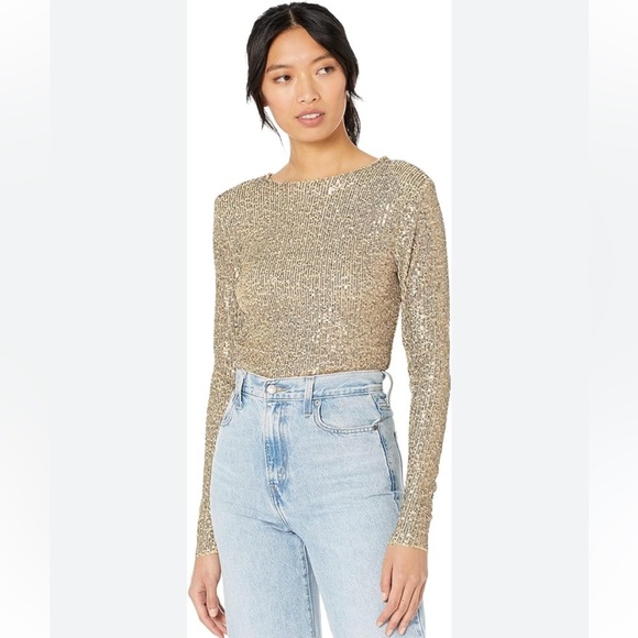 Free People | Tops | Nwot Free People Gold Rush Top | Poshmark